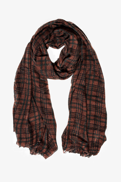 Woodland Check Scarf - ANTLER NZ